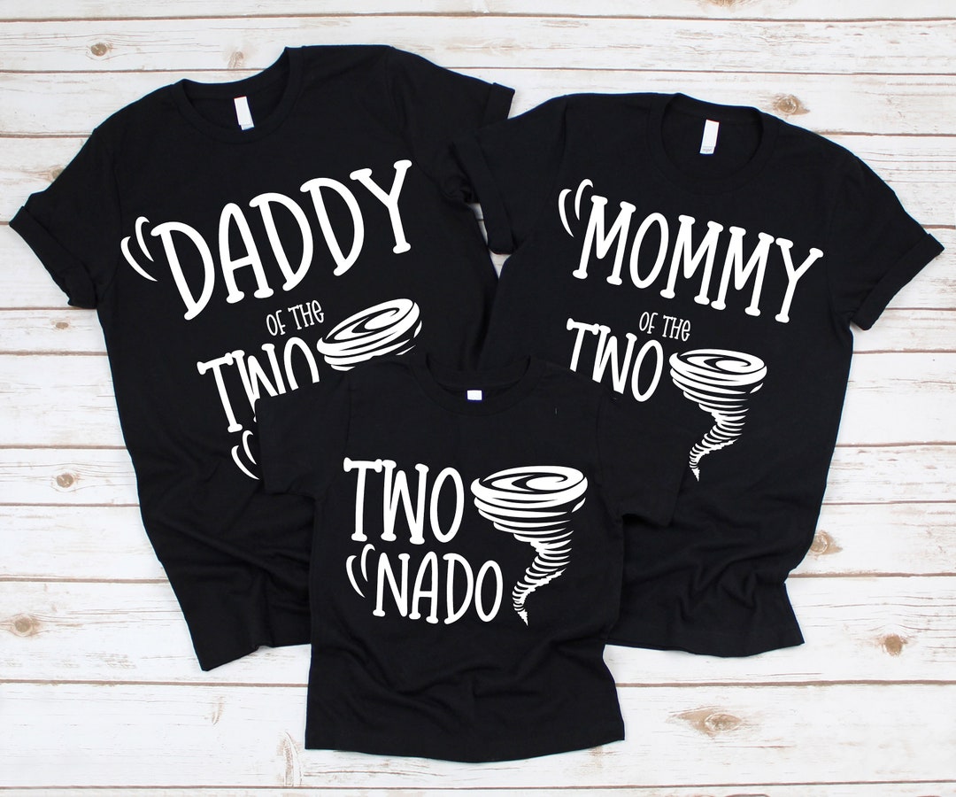 TWO Nado Birthday Family Shirts - 1st Birthday Boy, Tornado Theme, Boy ...