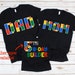 Building Block Birthday Family Shirts Birthday Builder, Build and Play ...