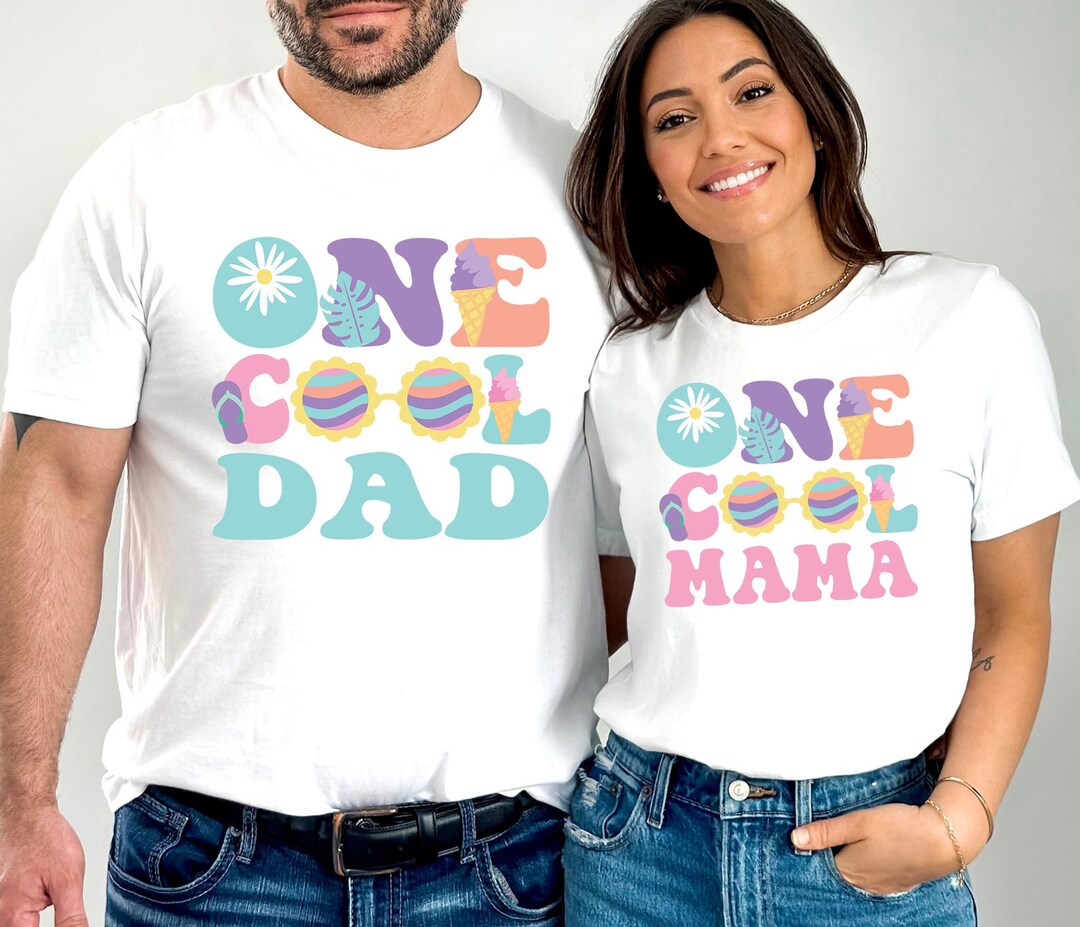ONE Cool Babe Birthday Family Shirts - One in the Sun, Summer Birthday ...
