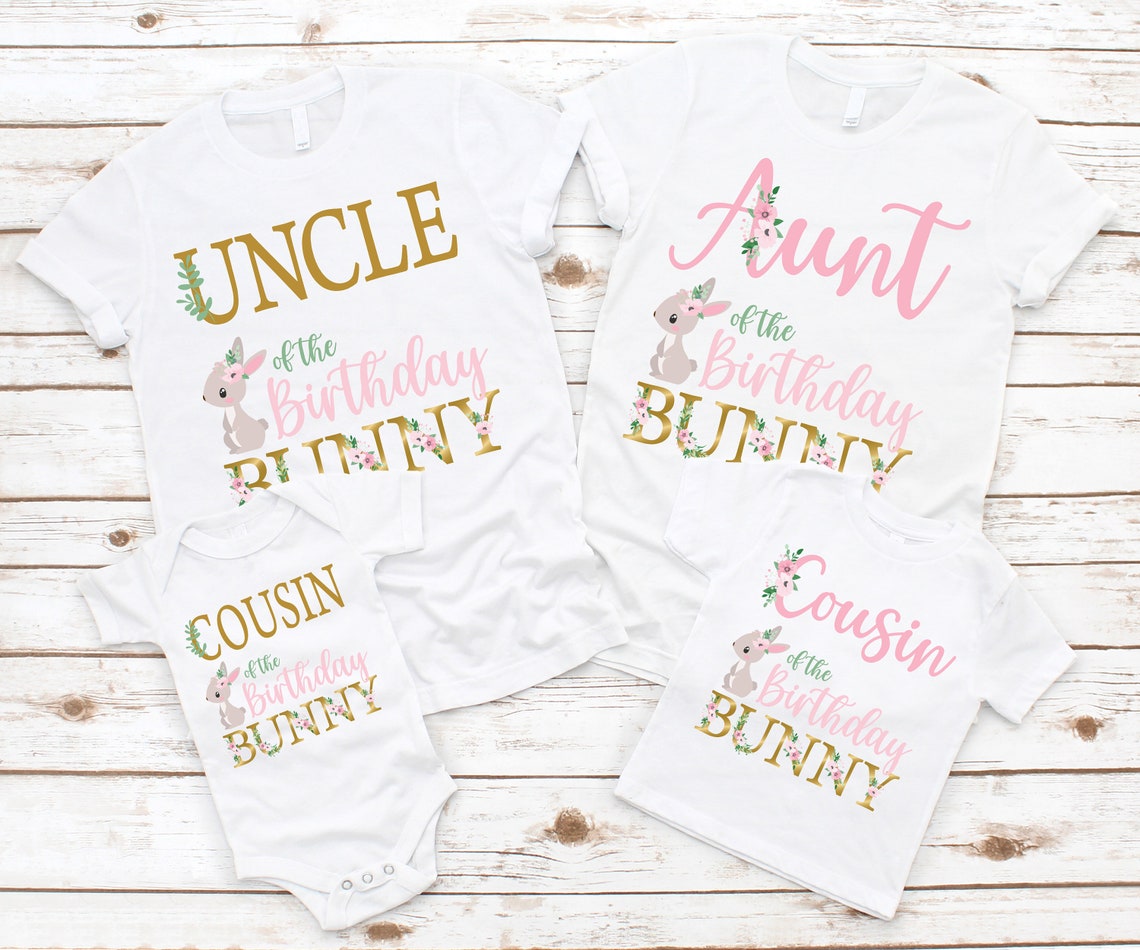 Some Bunny is ONE With Matching Family Shirts Bunny 1st - Etsy