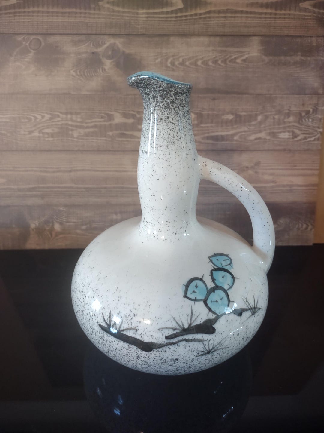 Vintage Loma Pottery Arizona 1960s Cactus Motif - Etsy