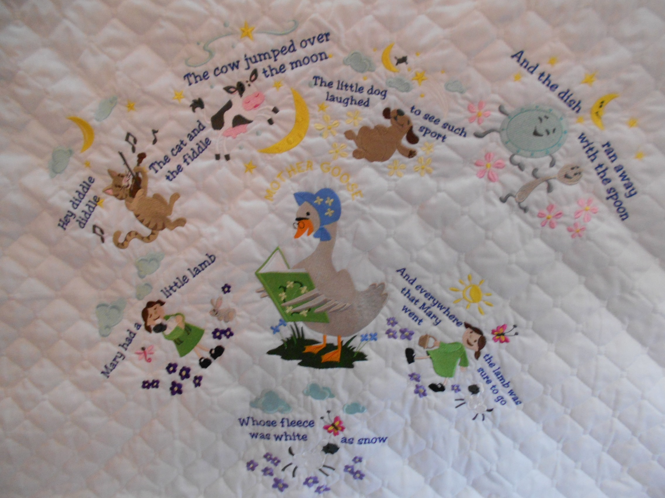 Mother Goose Nursery Rhymes Quilt. Two Popular Nursery Rhymes Are ...
