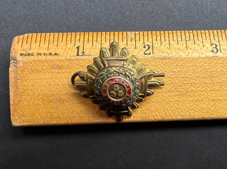 WWII British Army Officer's Pip Badges & Bracelet; Vintage British ...