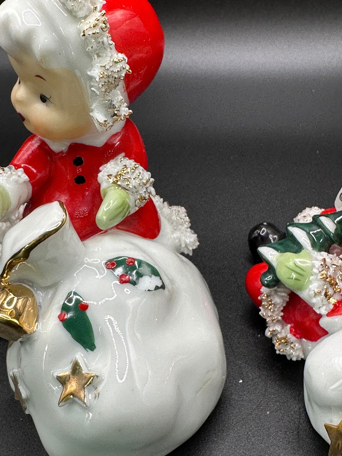 Vintage 1950s-1960s Kitsch Porcelain Midcentury Santa Baby Collectible ...