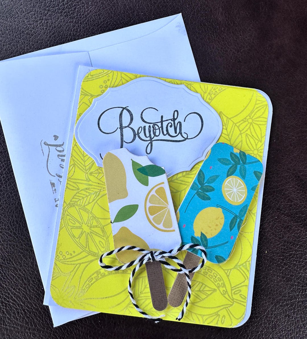 Popsicle BIRTHDAY CARD **beyotch** Funny Card for Adult, B*tch - Etsy