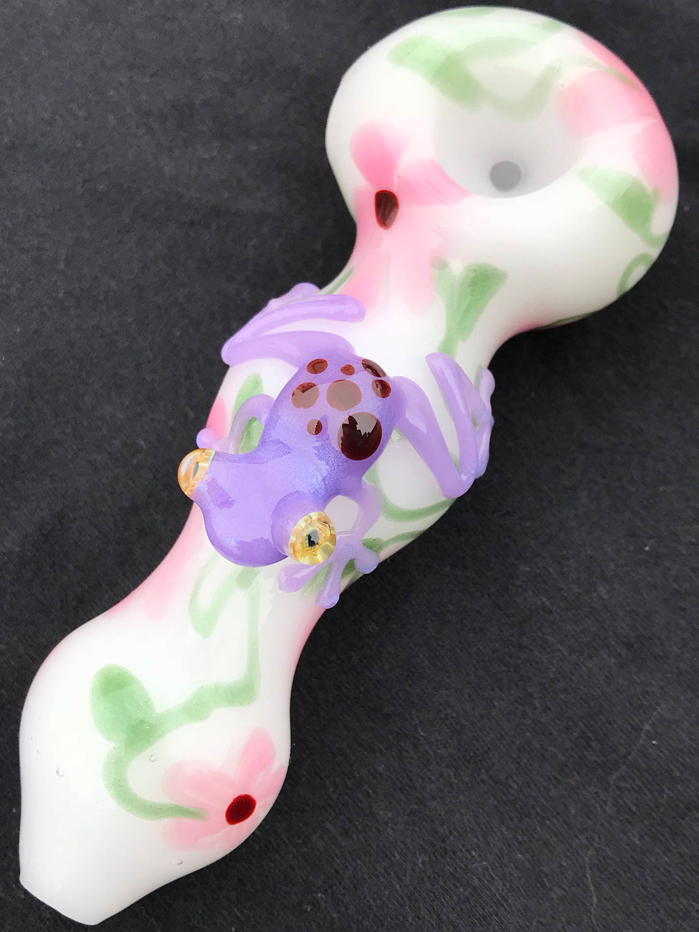 Purple Frog Glass Pipe
