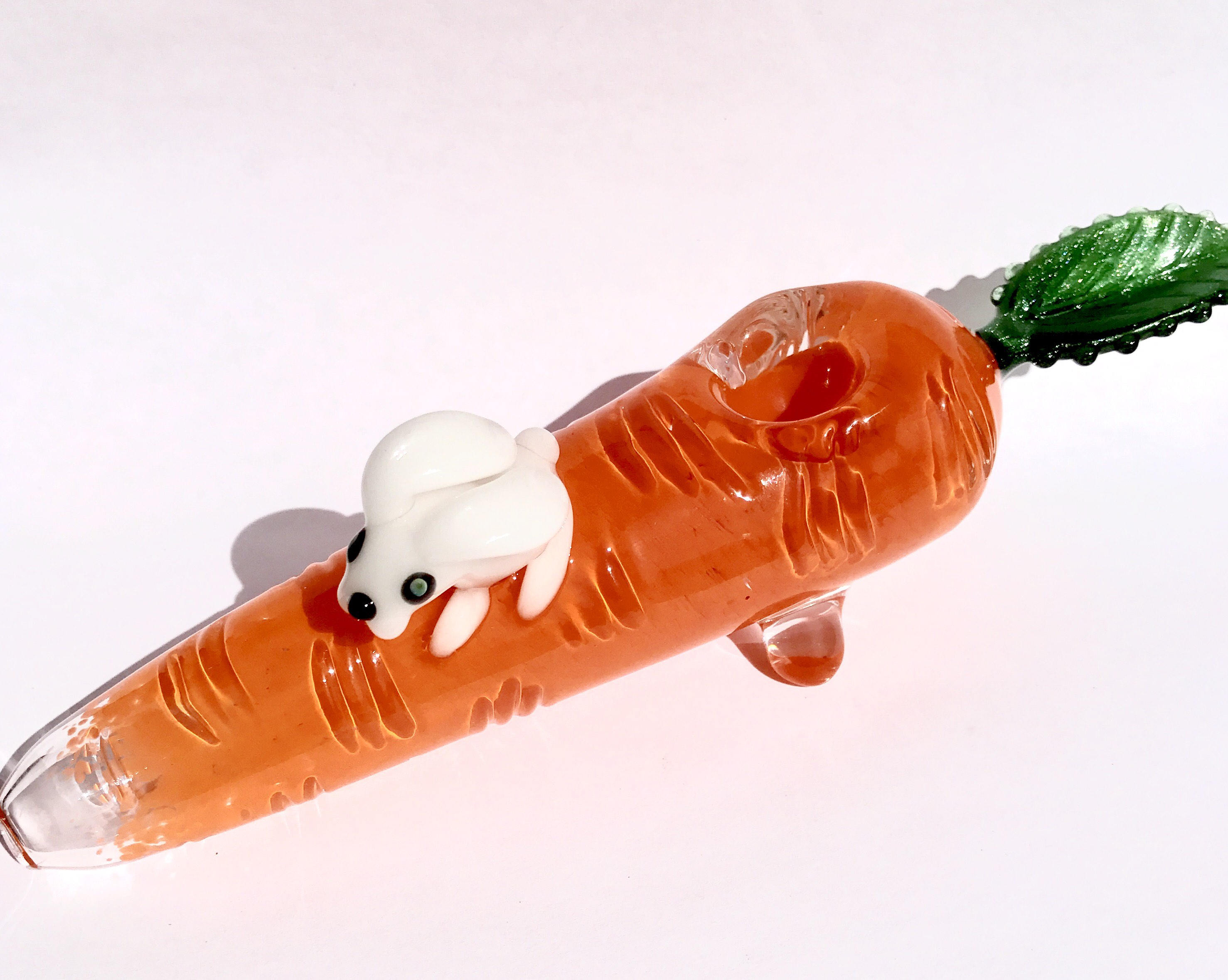 Glass Pipe Carrot and Rabbit