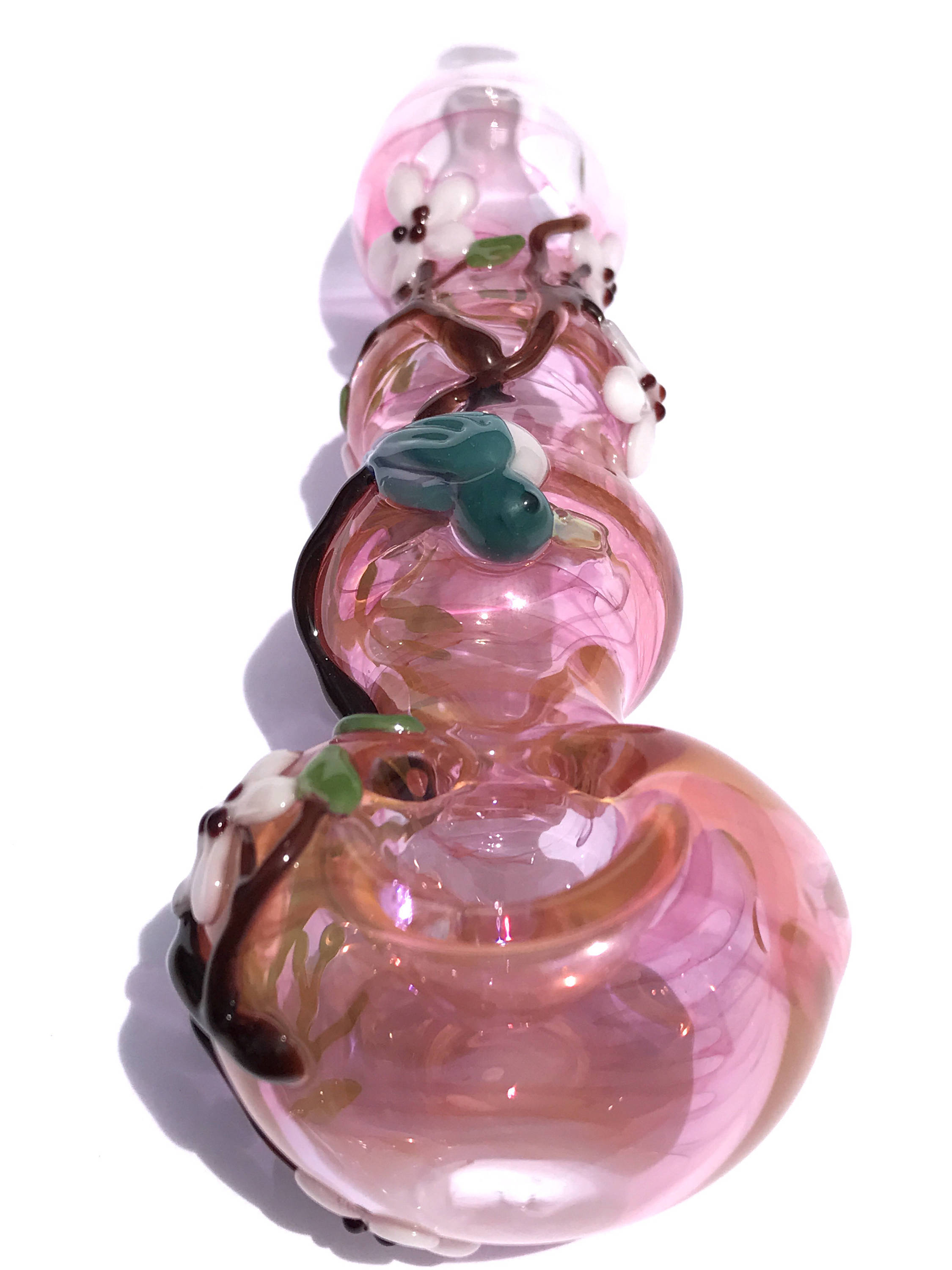 Glass Pipe Bluebird in the Cherry Tree