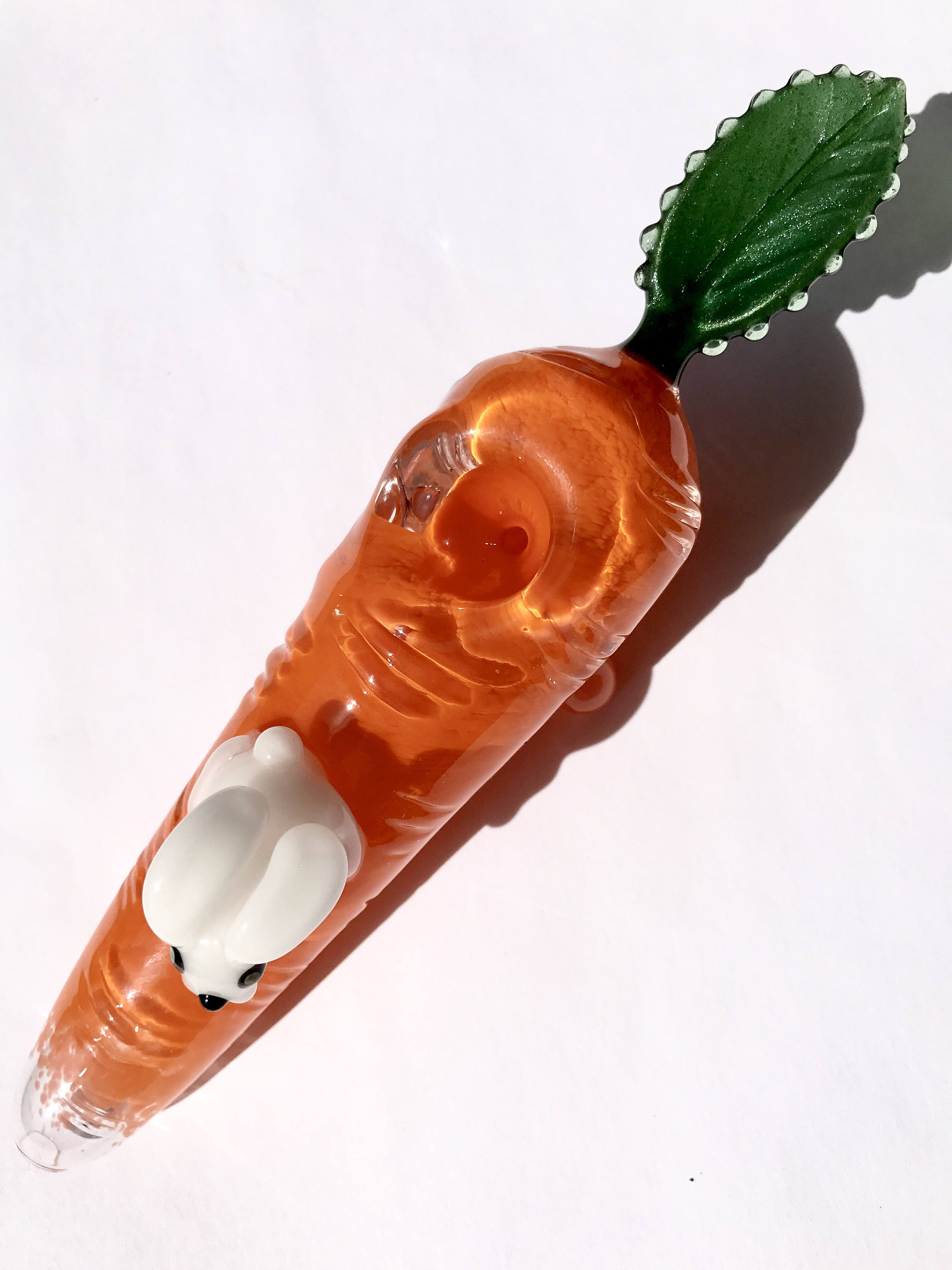 Glass Pipe Carrot and Rabbit