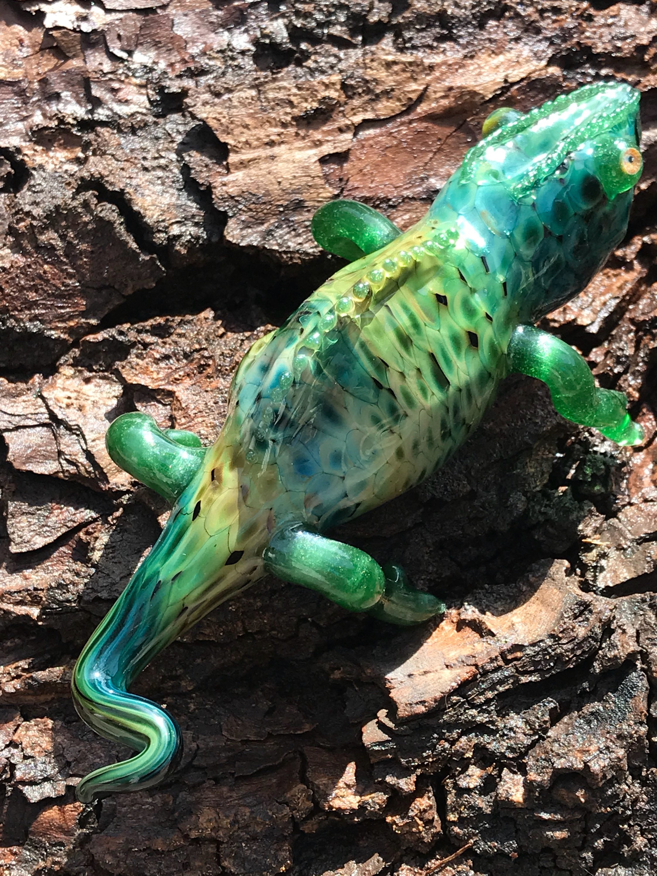 Glass Pipe Chameleon!