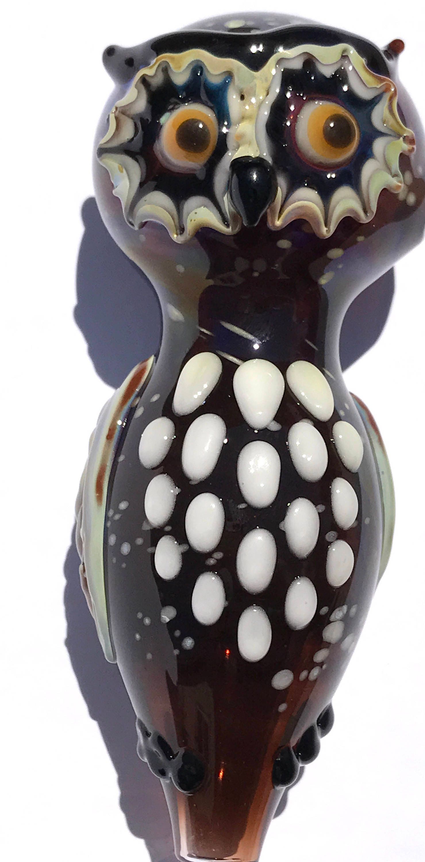 Owl Glass Pipe