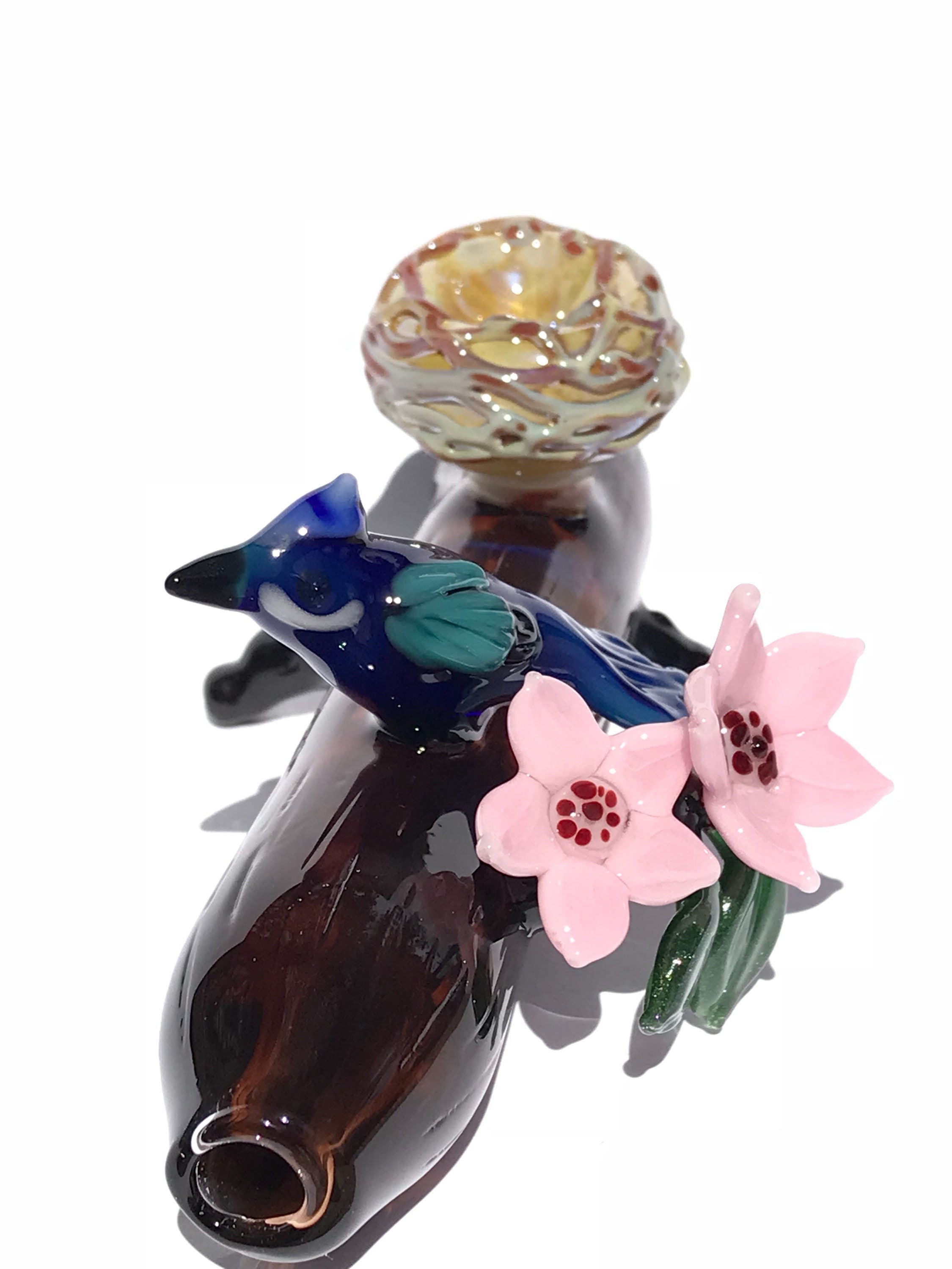 Glass Pipe Nestin Bluebird in the Forest!