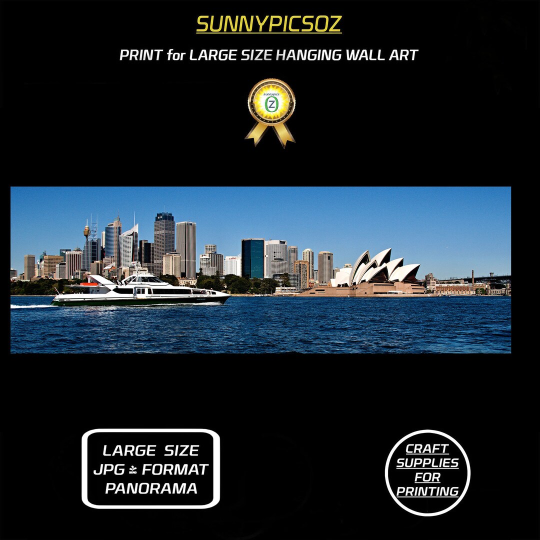 River Cat Ferry on Sydney Harbour - JPG Large Size Printable Digital ...