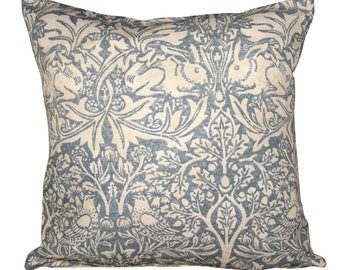 William Morris Brer Rabbit Forest / Manilla Cushion Cover Throw Pillow ...