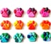 Paw Print Shaped Crayons Puppy Birthday Party Favors Puppy - Etsy