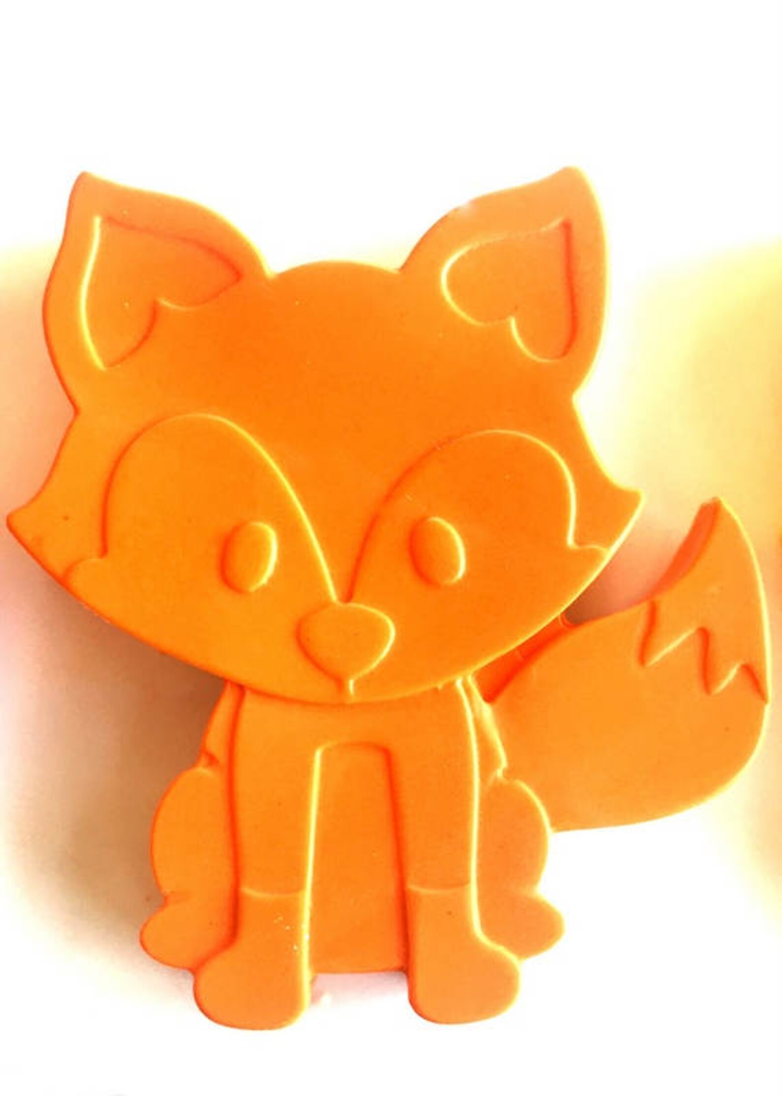 Fox Shaped Crayons Woodland Christmas Woodland Creature | Etsy