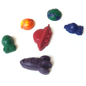 Outer Space Shaped Crayons, Space Birthday Party, Birthday Party Favor ...