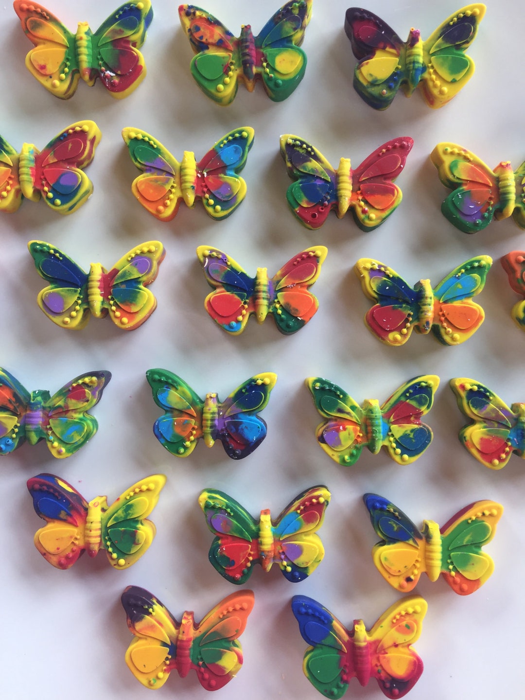 Butterfly Shaped Crayons, Easter Crayons, Easter Basket Crayons, Gift ...