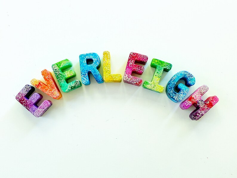 Glitter NAME Crayons Stocking Stuffer for Kids Personalized - Etsy