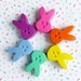 Bunny Shaped Crayons, Easter Crayons, Easter Basket Crayon, Gifts for ...