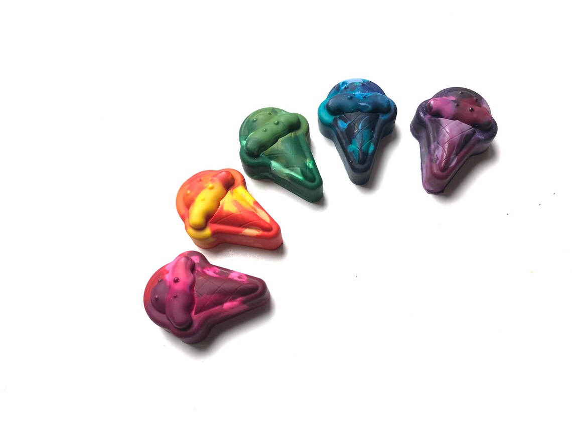 Ice Cream Cone Shaped Crayons, Easter Crayons, Gifts for Kids, Easter ...