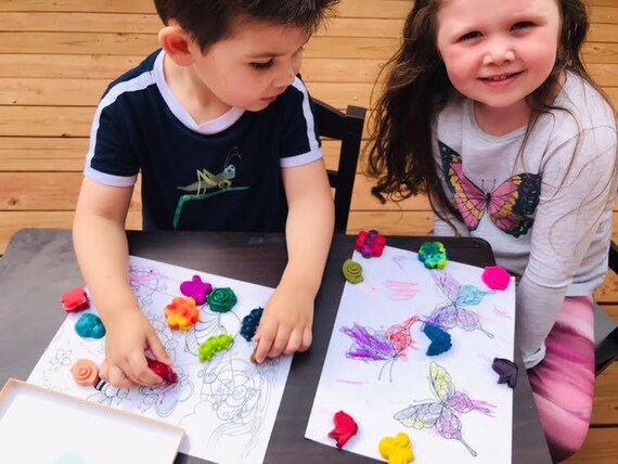 Party Favors & Games Gift Box Set Boxed Set of Bug Shaped Crayons Bug ...