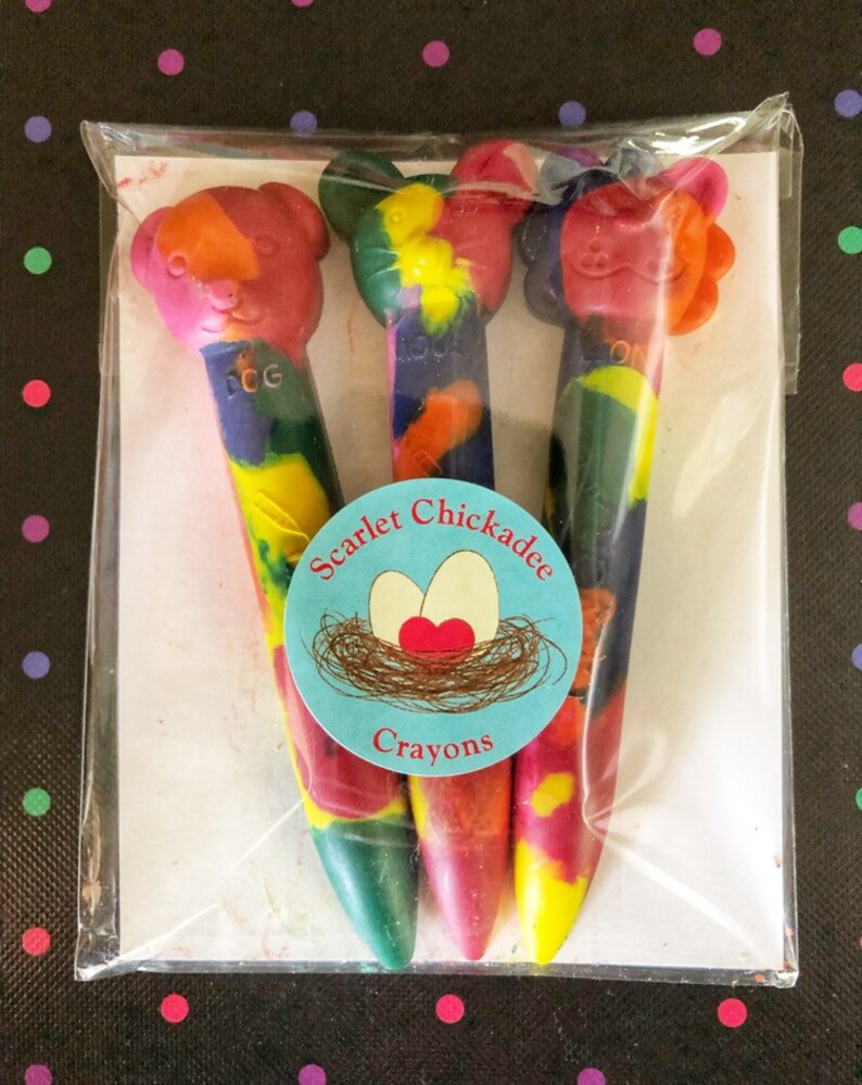 Animal Shaped Crayon Sticks Zoo Birthday Party Barnyard | Etsy