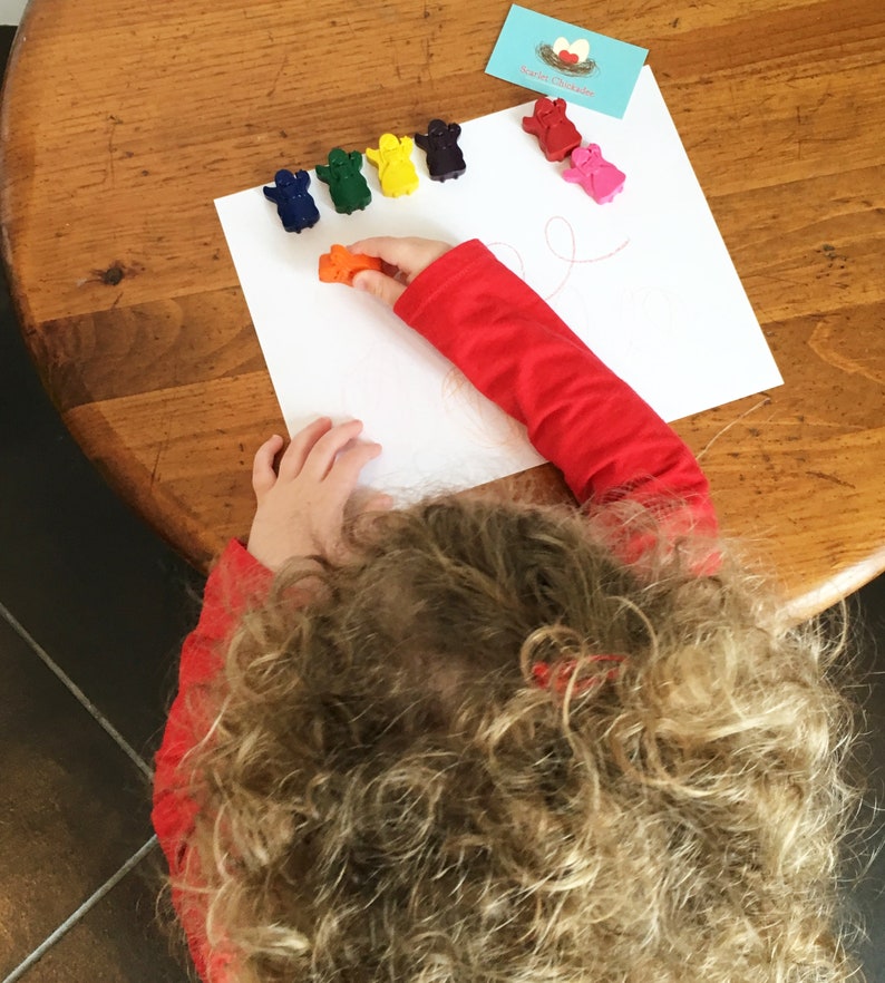 Fox Shaped Crayons Woodland Christmas Woodland Creature | Etsy