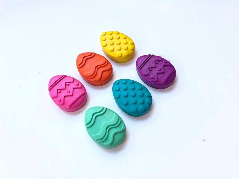 Easter Egg Shaped Crayons Easter Party Favor Spring Party | Etsy