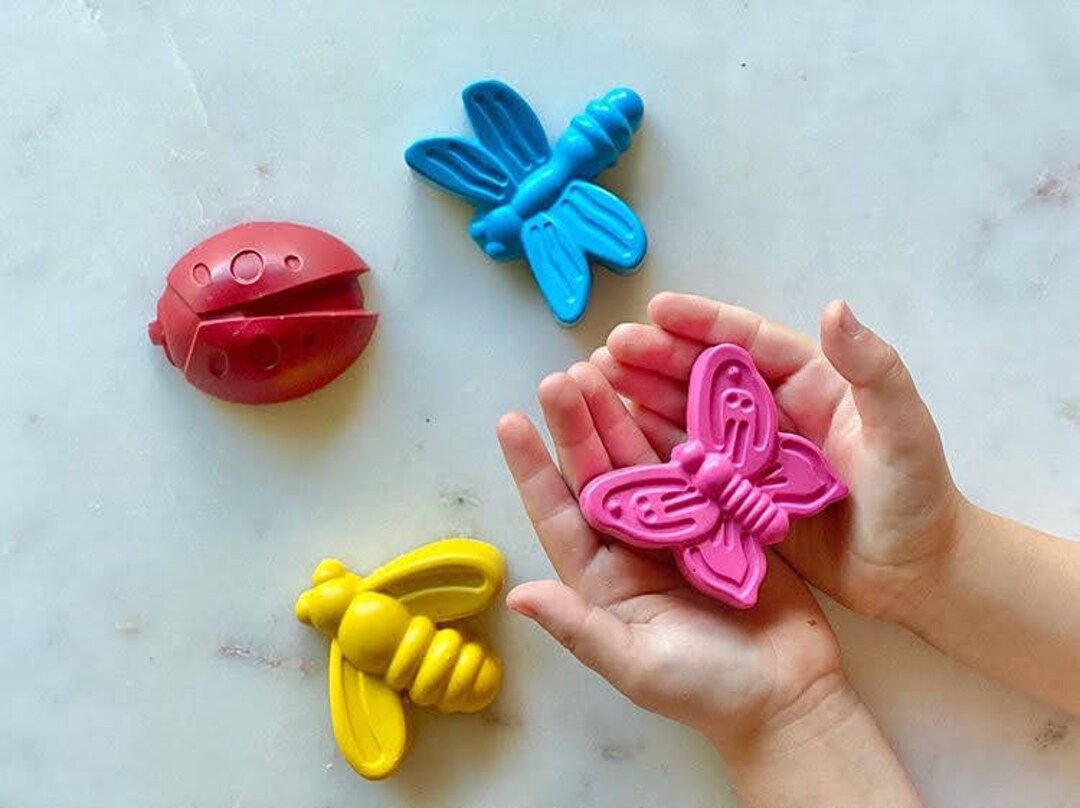 Jumbo Bug Shaped Crayon, Garden Birthday Party Favor, Jumbo Bee Crayon ...