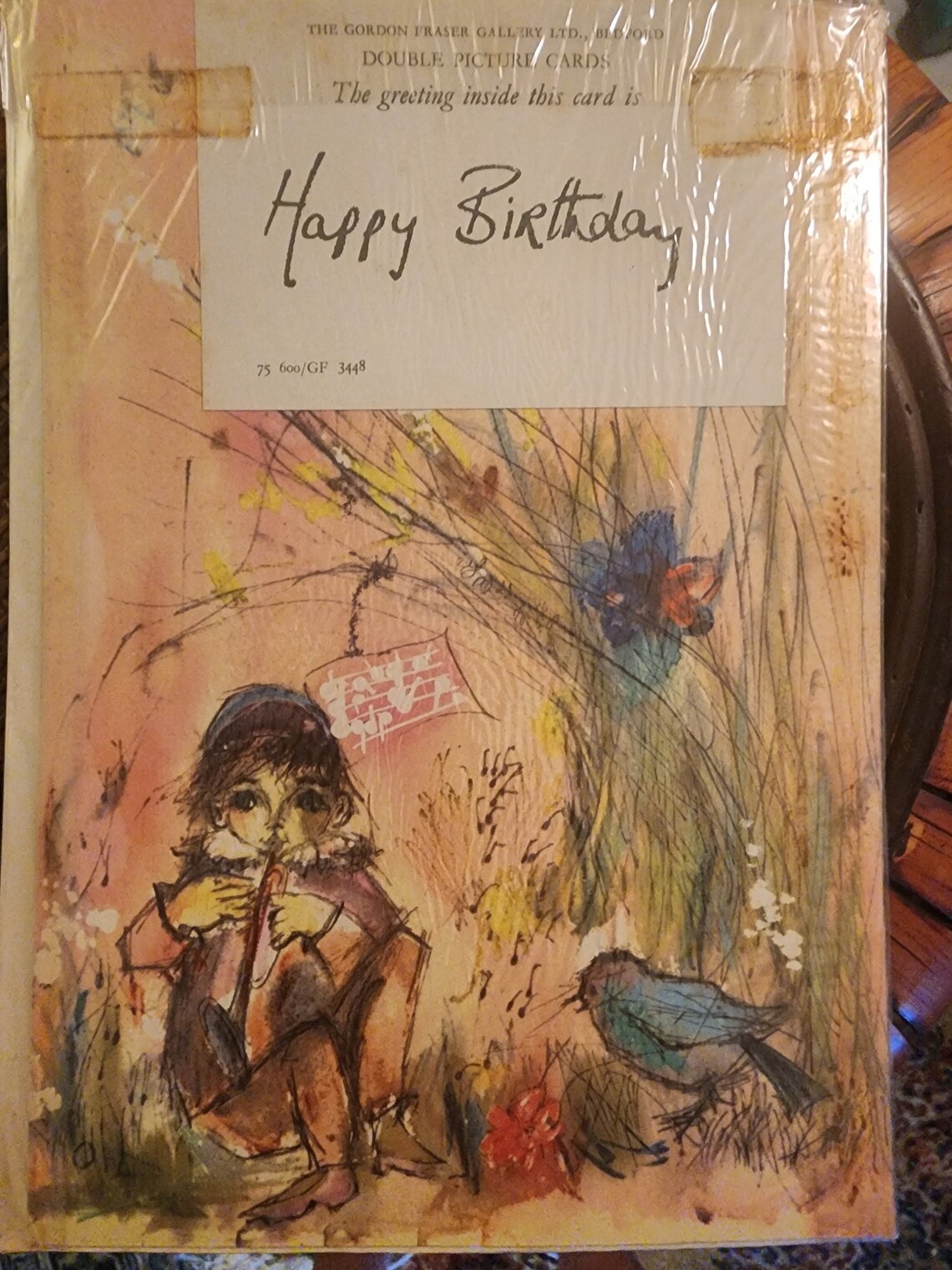 Vintage RARE Double Picture Cards for Gordon Fraser Gallery Happy ...