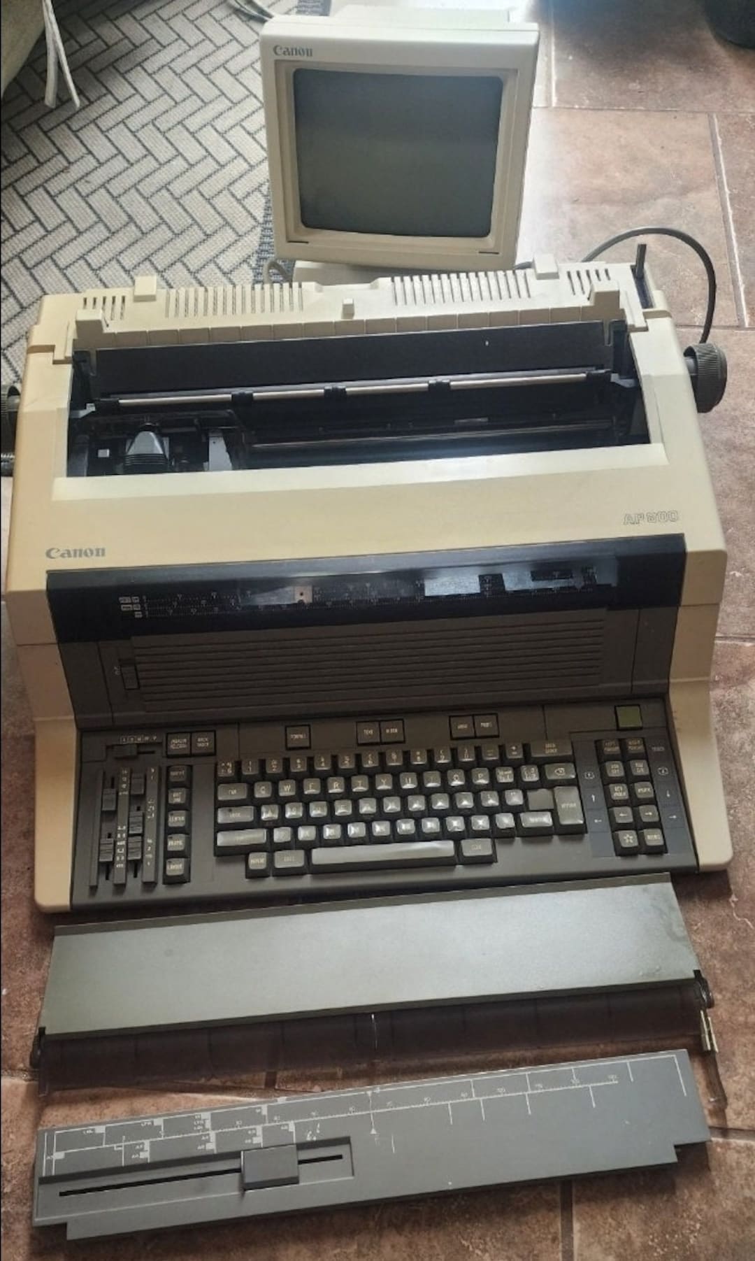 Vintage 80s Canon AP 800 Word Processor Electric Typewriter With ...