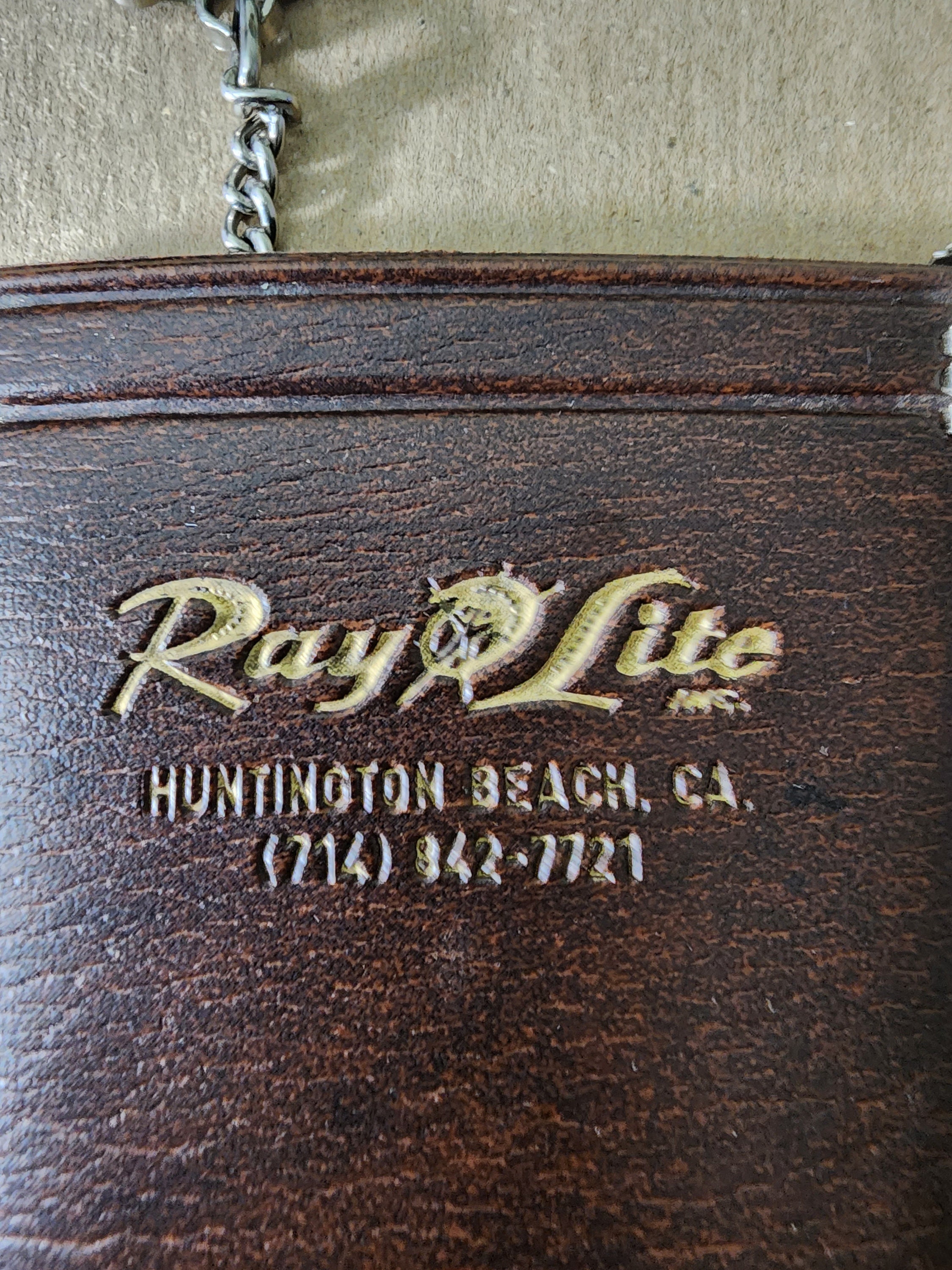RARE Vintage Ray Lite Folding Ray Ban Sunglasses Pouch/keychain ...