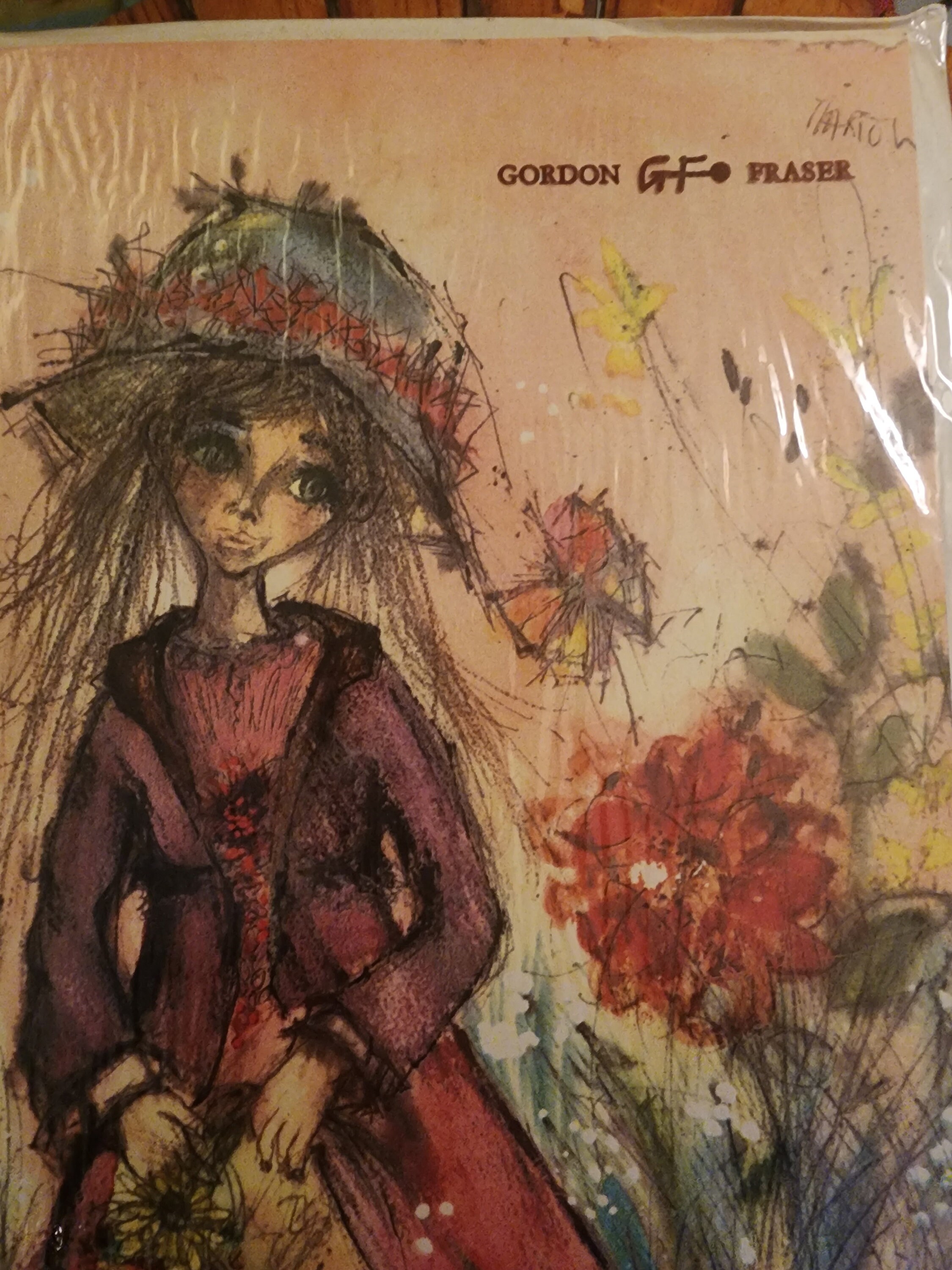 Vintage RARE Double Picture Cards for Gordon Fraser Gallery Happy ...