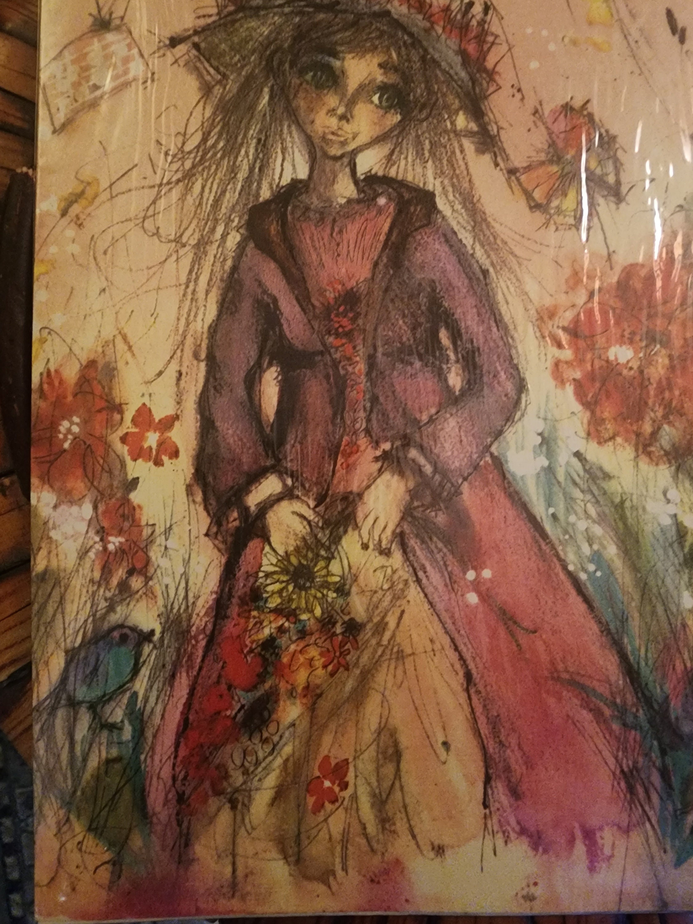 Vintage RARE Double Picture Cards for Gordon Fraser Gallery Happy ...