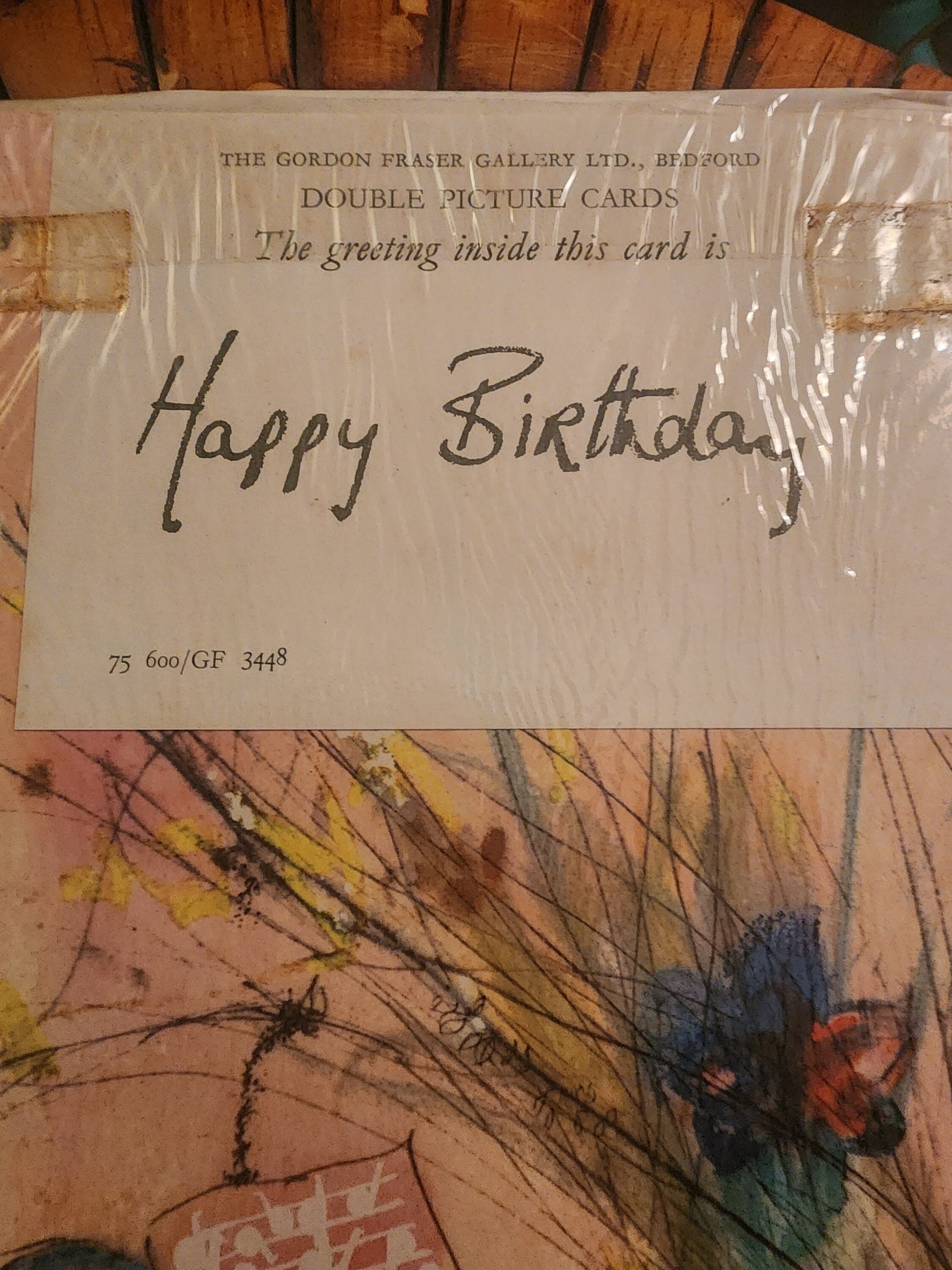 Vintage RARE Double Picture Cards for Gordon Fraser Gallery Happy ...