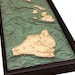 Maui Wood Carved Topographic Depth Chart / Map - Etsy