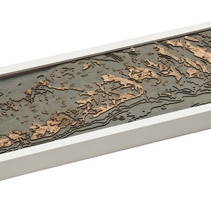 Florida Keys Wood Carved Topographic Depth Chart / Map - Etsy