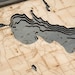 Lake Charlevoix Wood Carved Topographic Depth Chart / Map Brown - Etsy