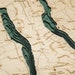 Finger Lakes Wood Carved Topographical Depth Chart / Map - Etsy
