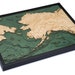Alaska Wood Carved Topographic Depth Chart / Map - Etsy