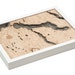 Lake Charlevoix Wood Carved Topographic Depth Chart / Map Brown - Etsy