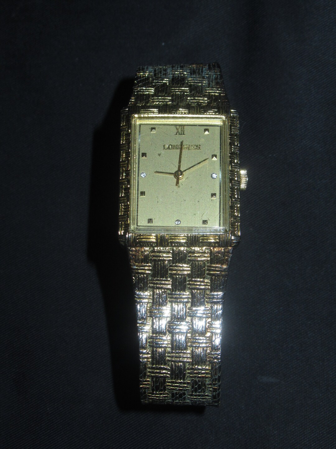 Longines Gold Wrist Watch Unisex IMITATION Wristwatch Copy Fake COSTUME ...