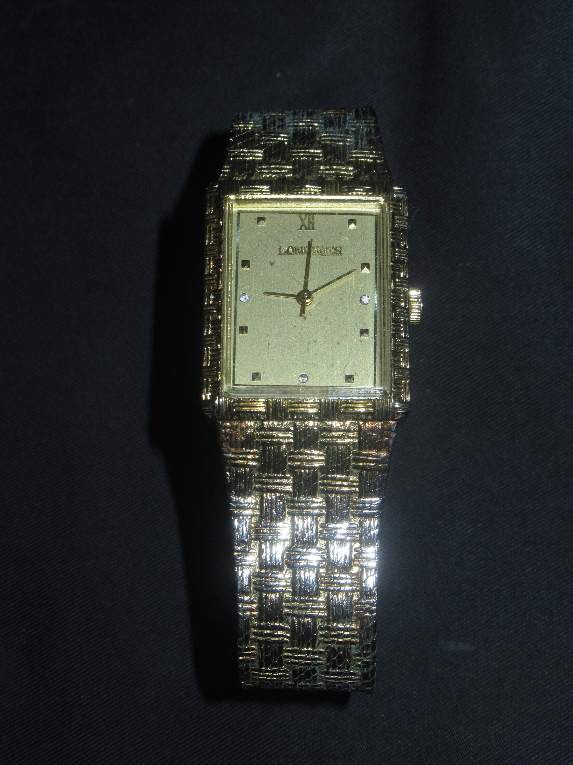 Longines Gold Wrist Watch Unisex IMITATION Wristwatch Copy Fake COSTUME ...