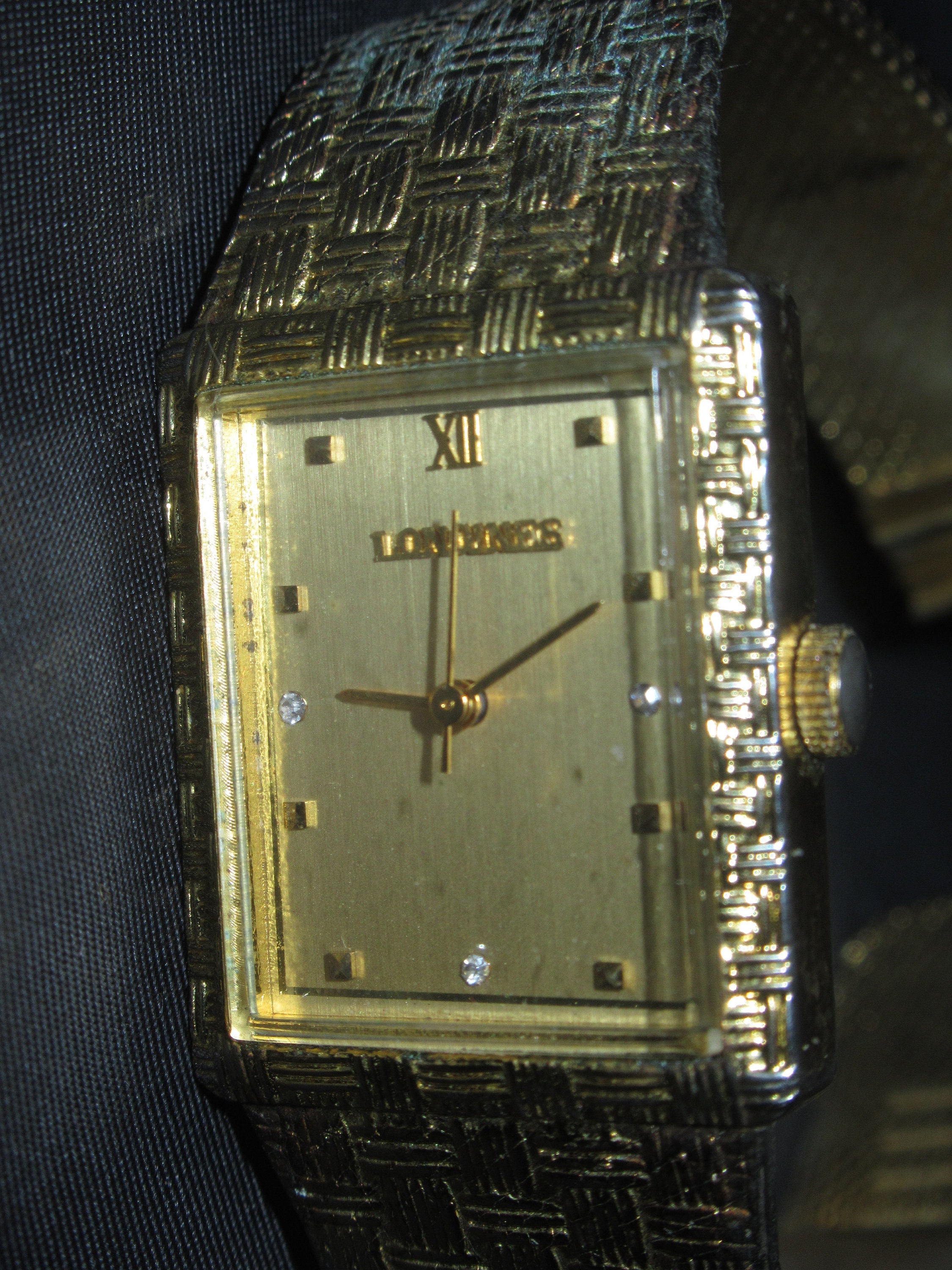 Longines Gold Wrist Watch Unisex IMITATION Wristwatch Copy Fake COSTUME ...