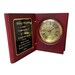 Personalized Desk Clock Book Clock Plaque. Hand Rubbed Mahoghany Finish ...