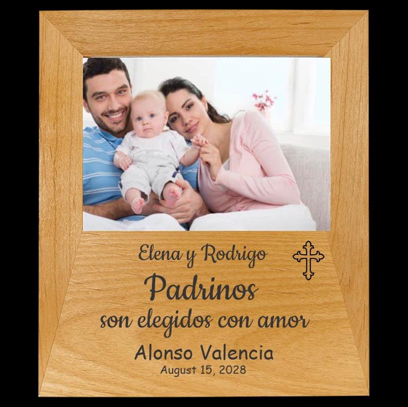 Godparent Picture Frame, Personalized - Etsy