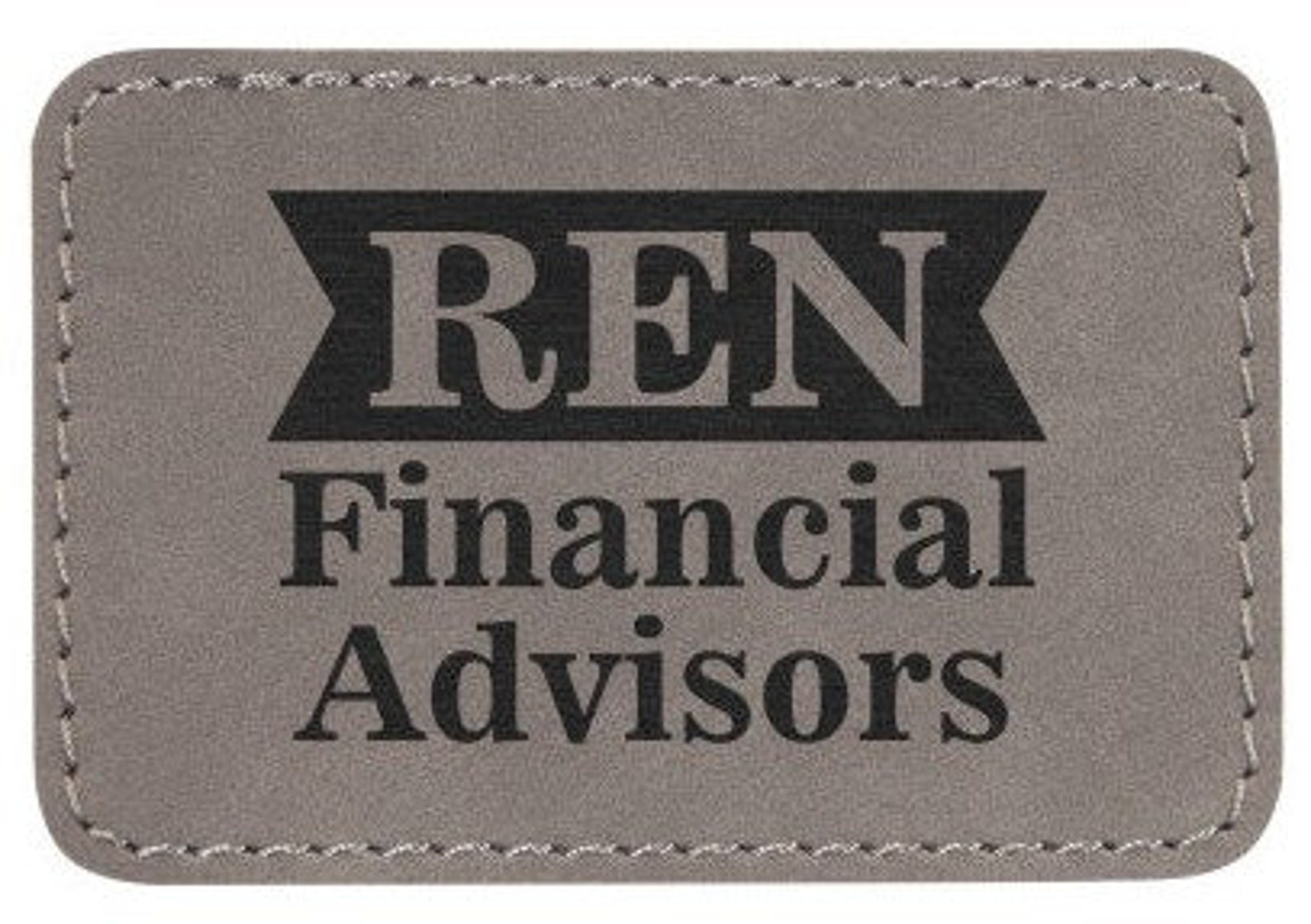 Rectangle Leatherette Patch Custom Leather Patch Single | Etsy