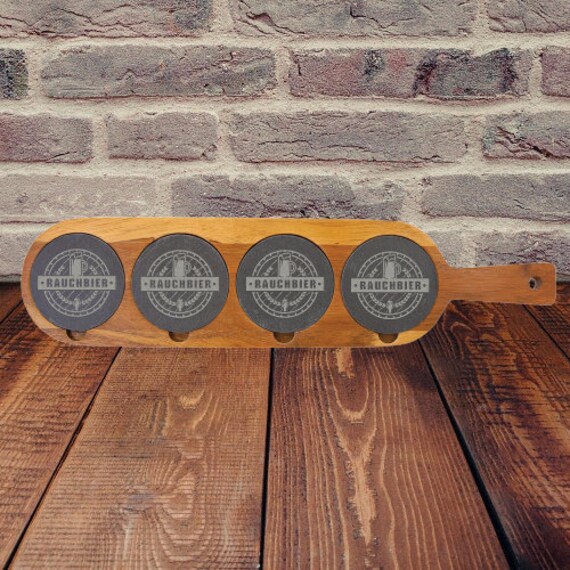 Custom Beer Flight Paddle Flight Board With Removable Slate | Etsy