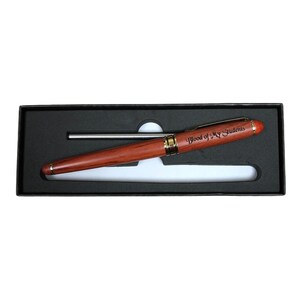 Personalized Pen Writing Set Custom Ink Pen Wood Ink Pen Engraved Ink ...